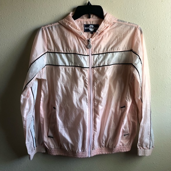 Fila | Jackets & Coats | Baby Pink Fila Windbreaker | Poshmark